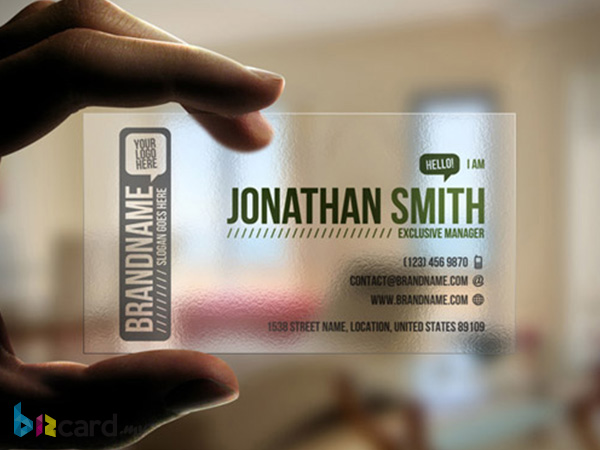 Frosted Plastic Card 280gsm Business Card Online Printing Services ...